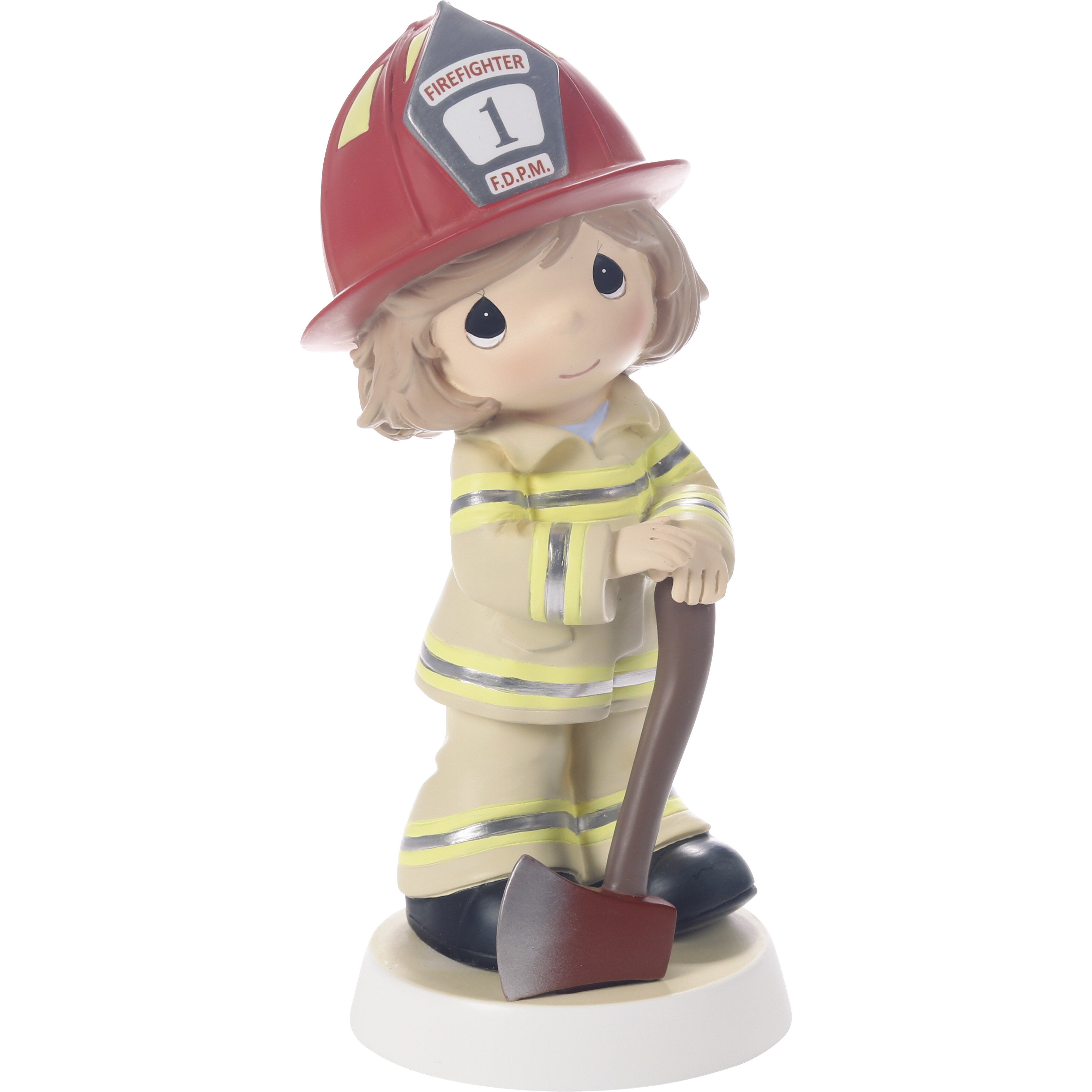 Precious Moments Courage Under Fire Firefighter Figurine | Wayfair