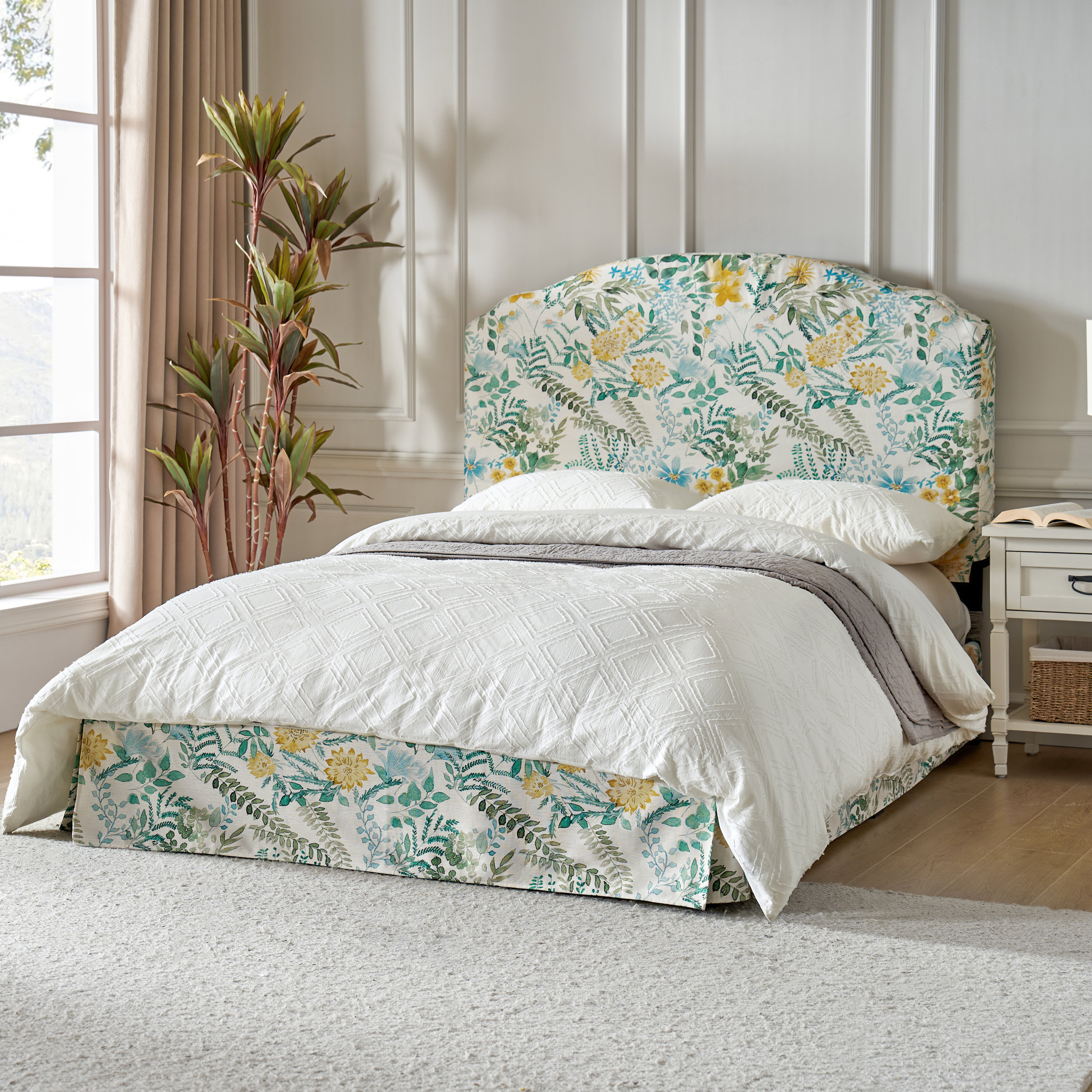 Winston Porter Harutiun Upholstered Platform Bed with Washable ...