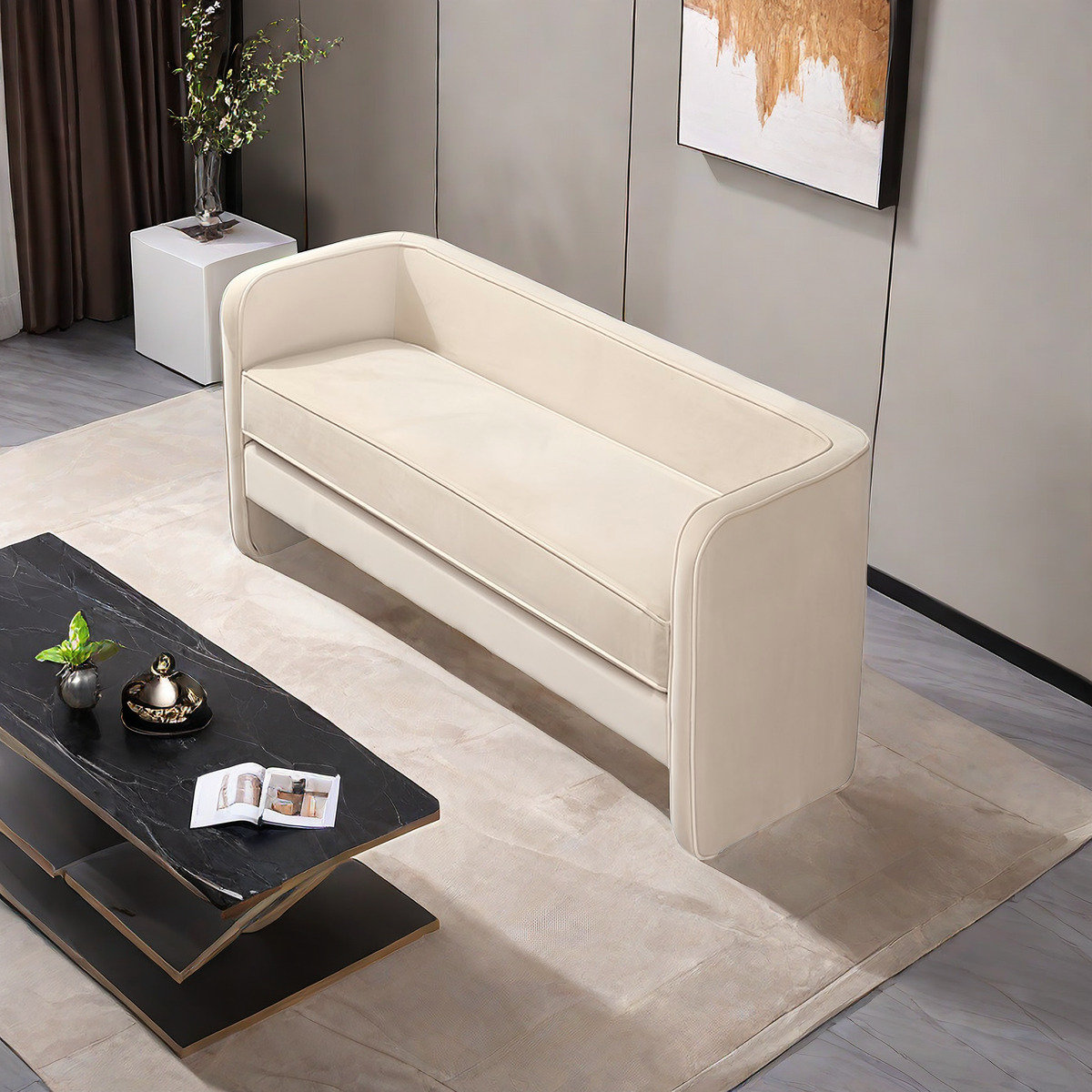 Hokku Designs Tarrius Upholstered Sofa - Wayfair Canada