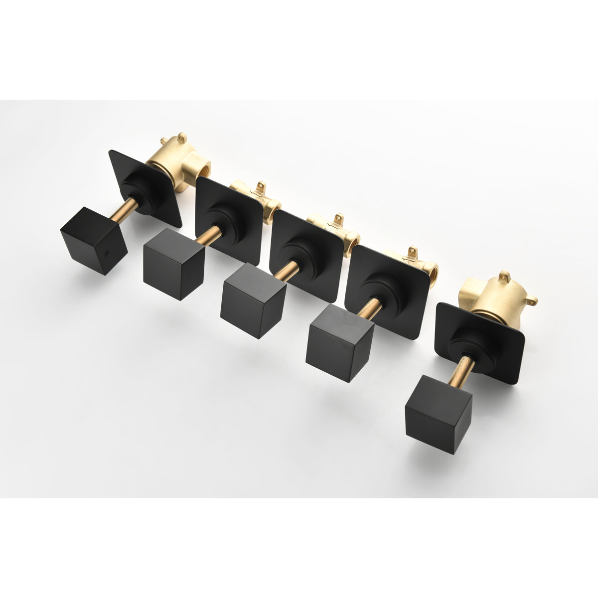 StoneStory Extra High Flow Volume Control - Matte Black Shower Valve, 3 ...