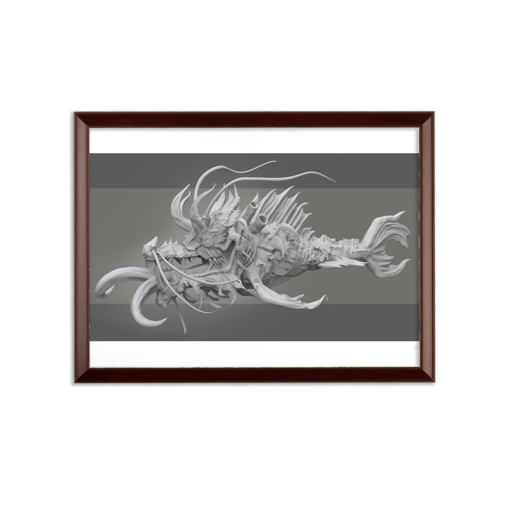 Trinx The Fish Dragon God Sublimation Wall Decor - Wayfair Canada
