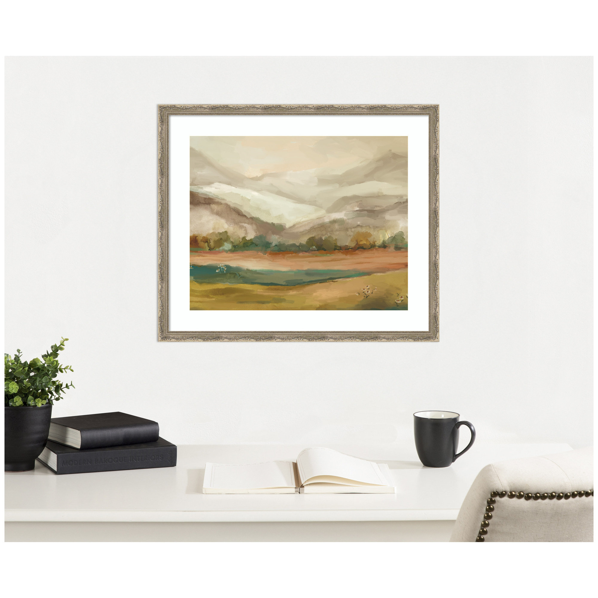 Lark Manor™ Mountainscape Horizontal by Annie Quigley Framed Wall Art ...