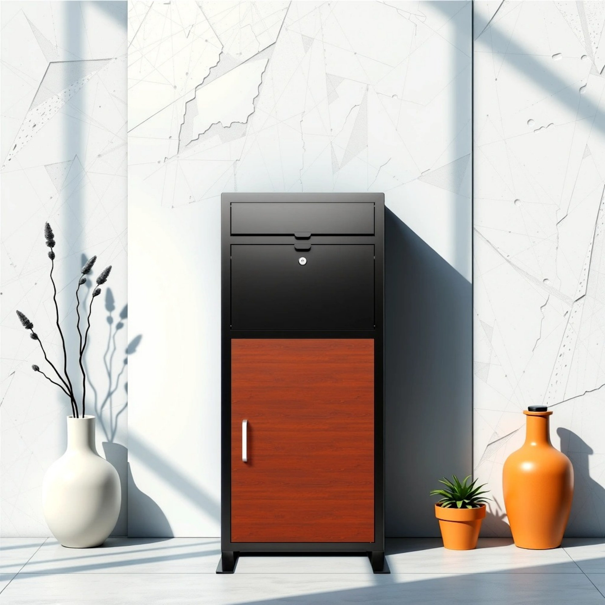 TONWIN 36.6'‘ X 15.75’' X 15.75'' Floor Standing Outdoor Package Drop ...