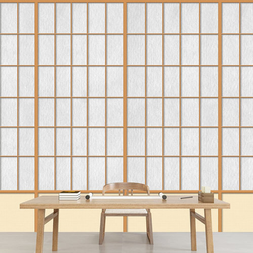 IDEA4WALL Japanese Scenery Peel & Stick Floral Wall Mural | Wayfair