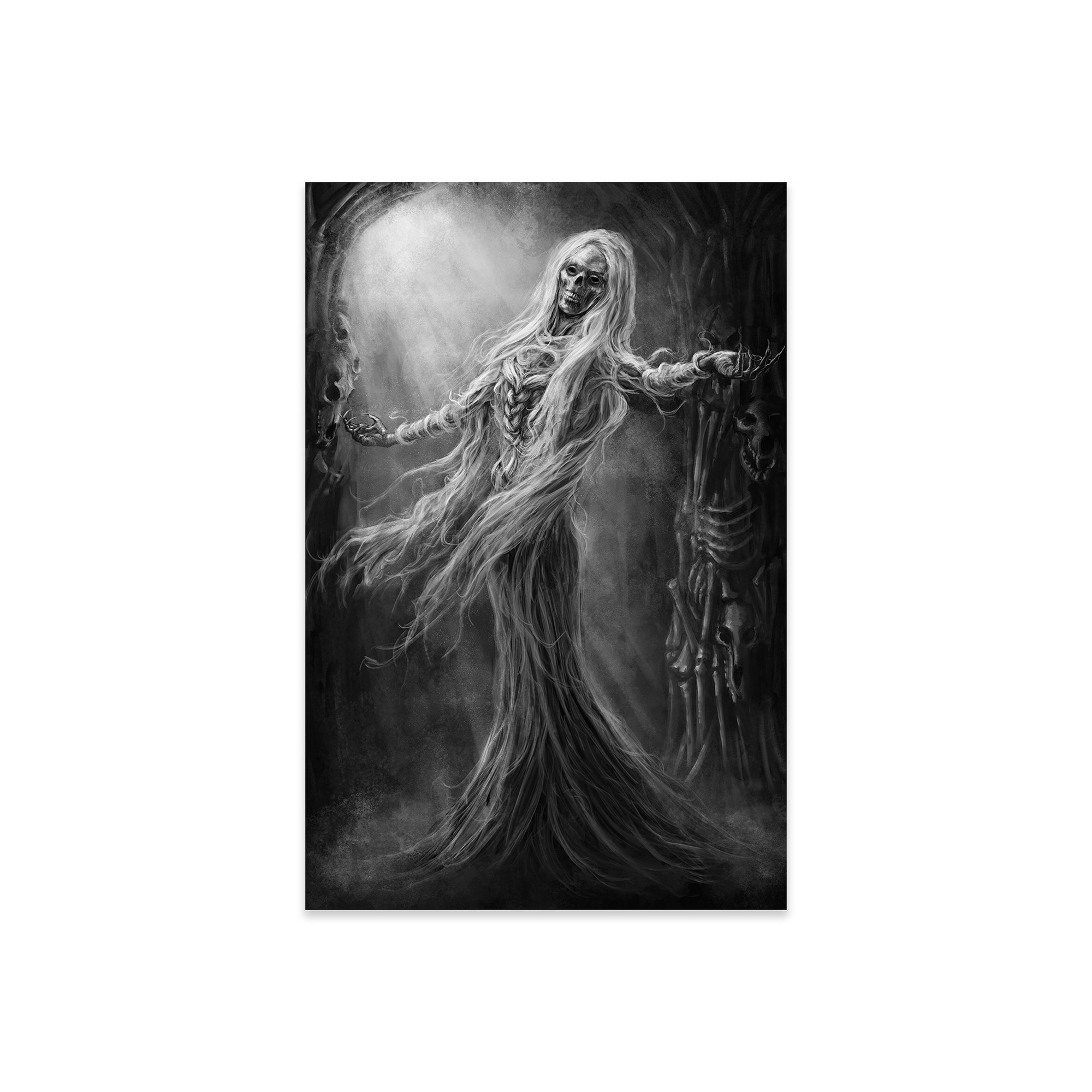 Trinx Tuonetar, Finnish Goddess Of Death On Plastic/Acrylic by Tero ...