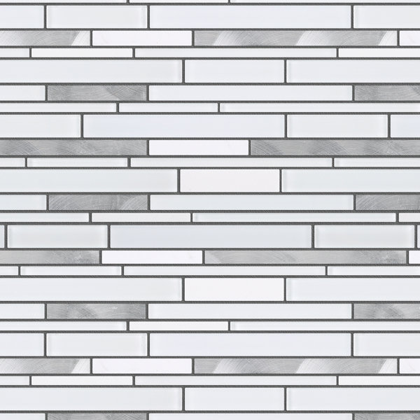 Supreme Tile Initial Sequence Linear Mosaic Wall Tile & Reviews | Wayfair