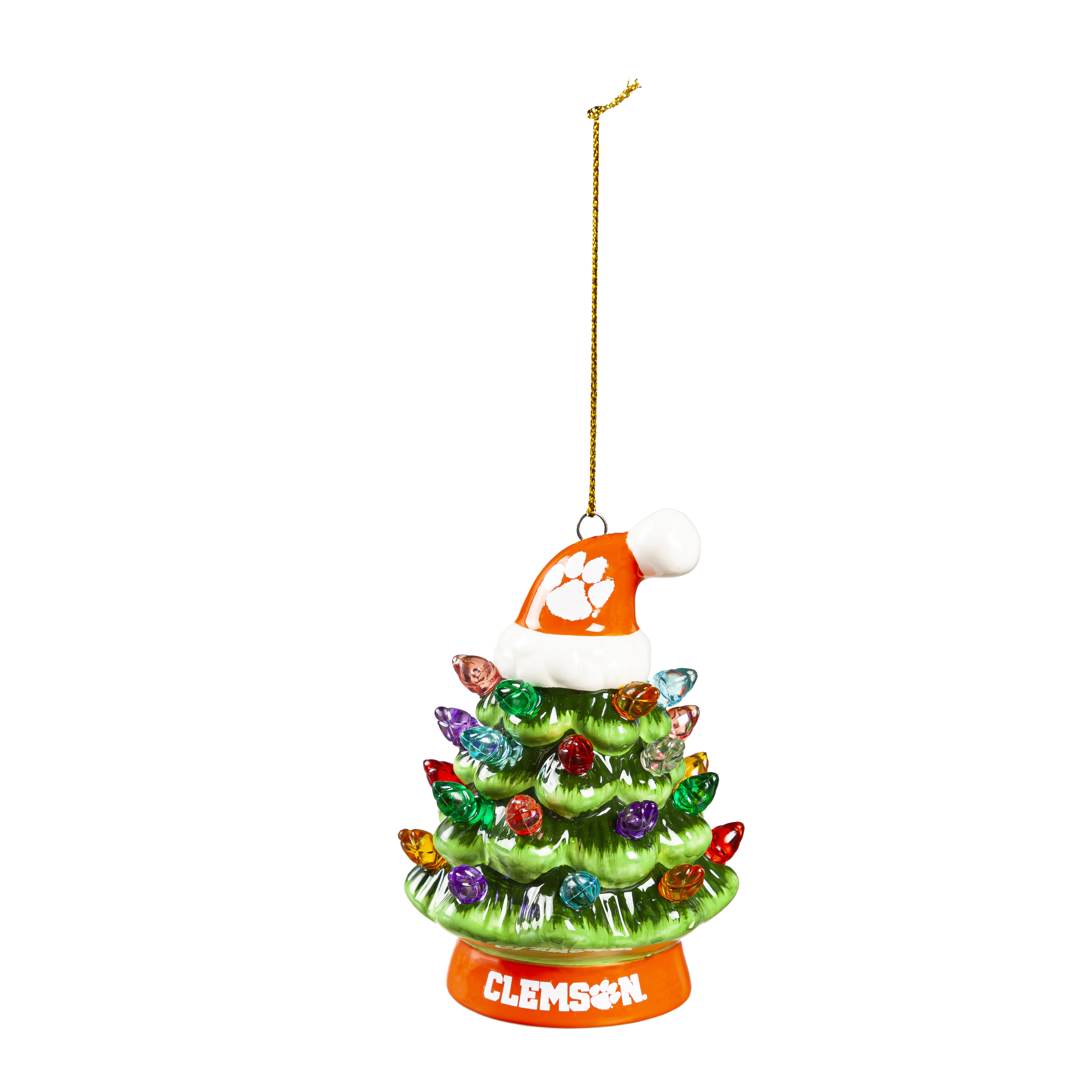 Evergreen Enterprises, Inc 4" LED Ceramic Christmas Tree Ornament With ...