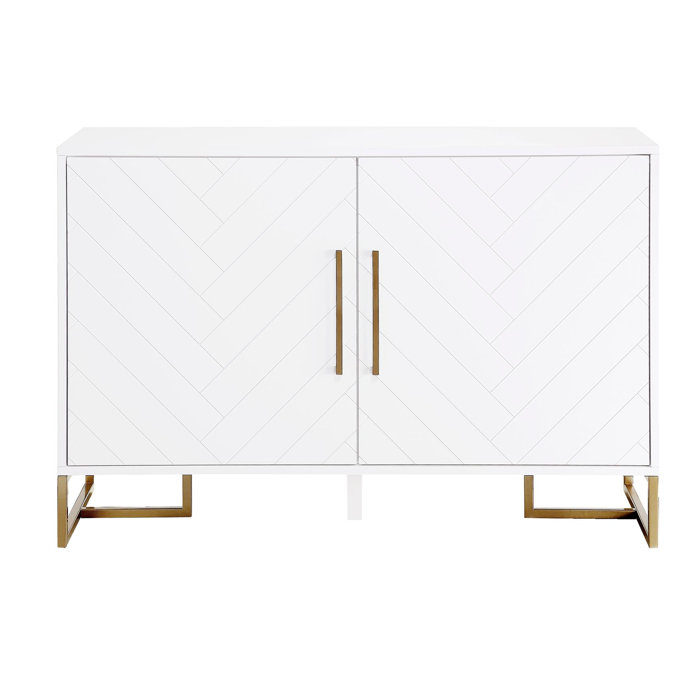 CosmoLiving by Cosmopolitan Herringbone 48" Wide Buffet Table & Reviews ...