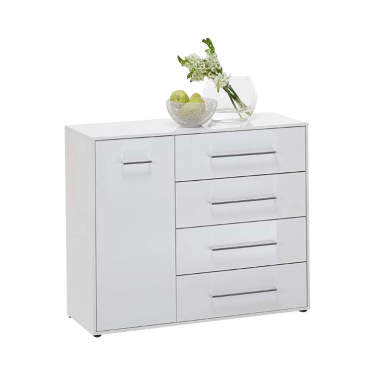 Brayden Studio 4 Drawer Combi Chest | Wayfair.co.uk