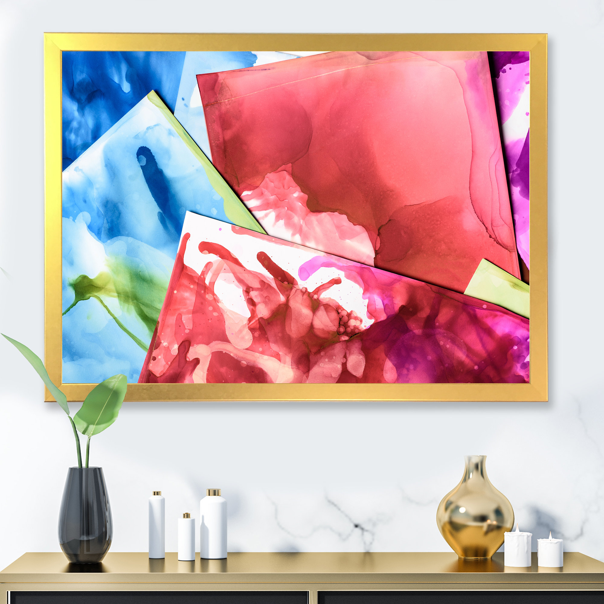 Wrought Studio Multi & Pink Mixing Liquid Ink " Multi & Pink Mixing ...