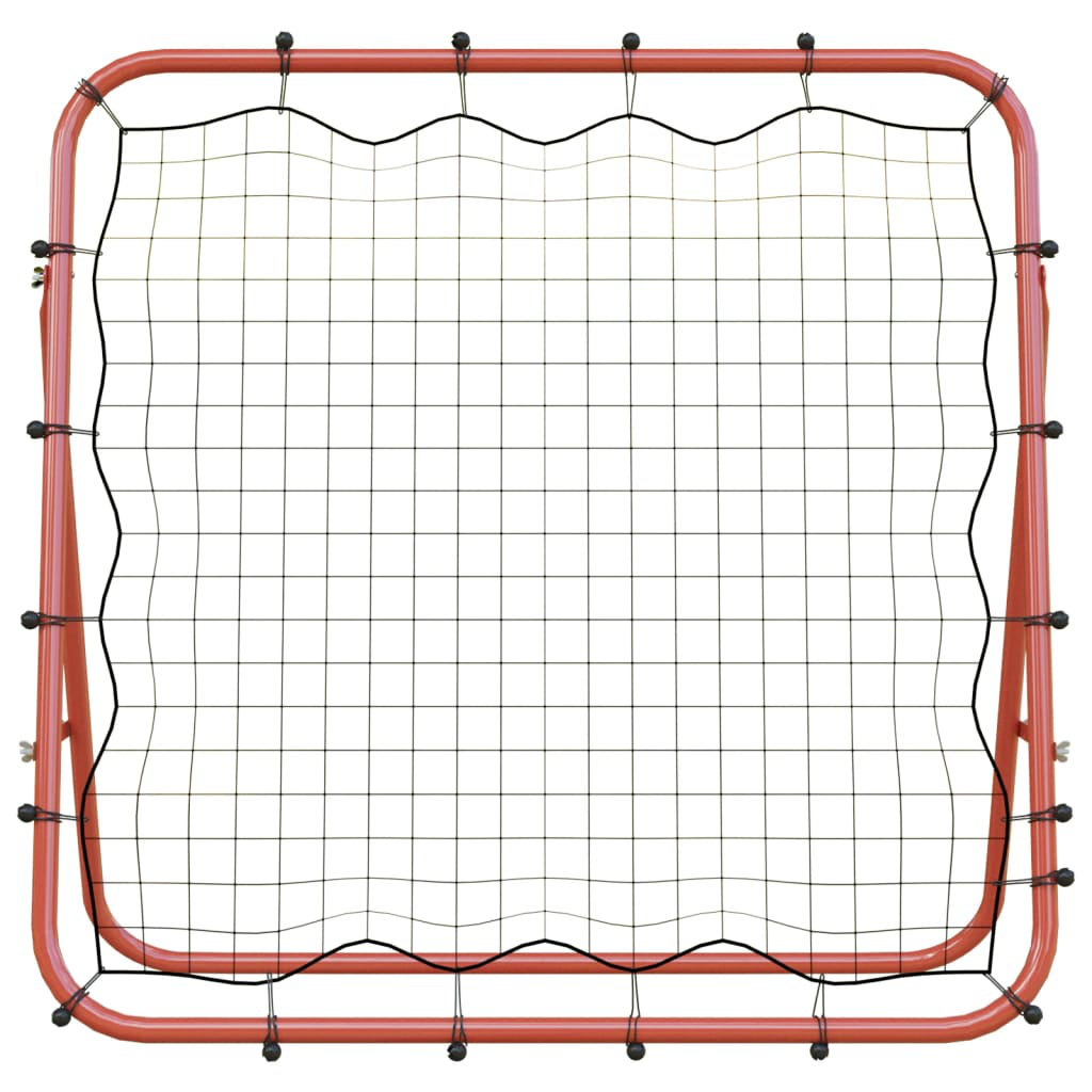 vidaXL Adjustable Football Kickback Rebounder 37.8x31.5x37.8" Steel and ...