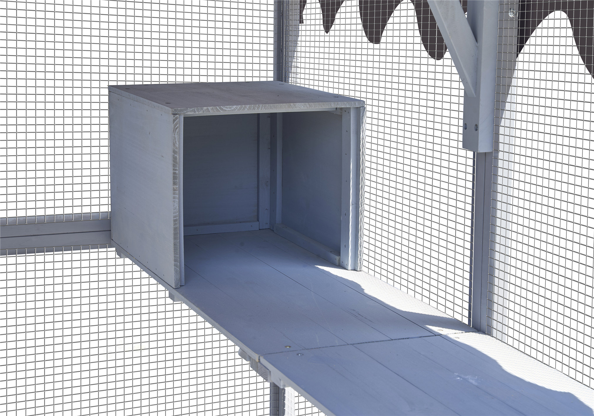 Tucker Murphy Pet™ Outdoor Cat House and Enclosures with Spacious ...