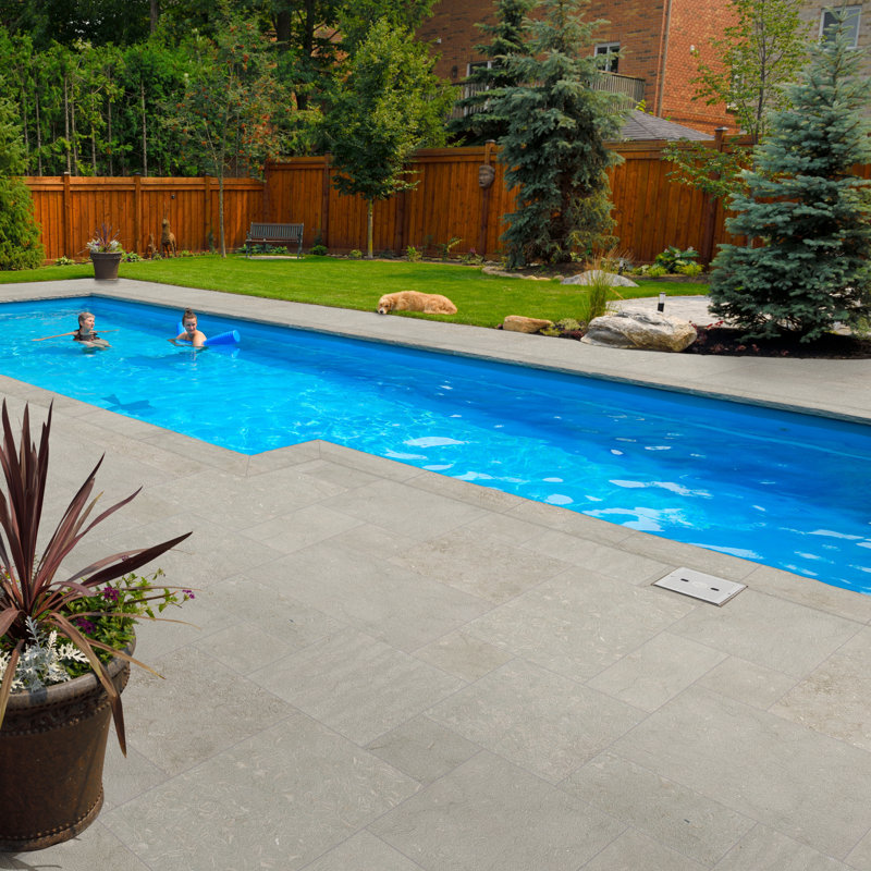 MSI Seagrass Pattern Sandblasted Brushed Limestone Paver Kits(160 Sq ...