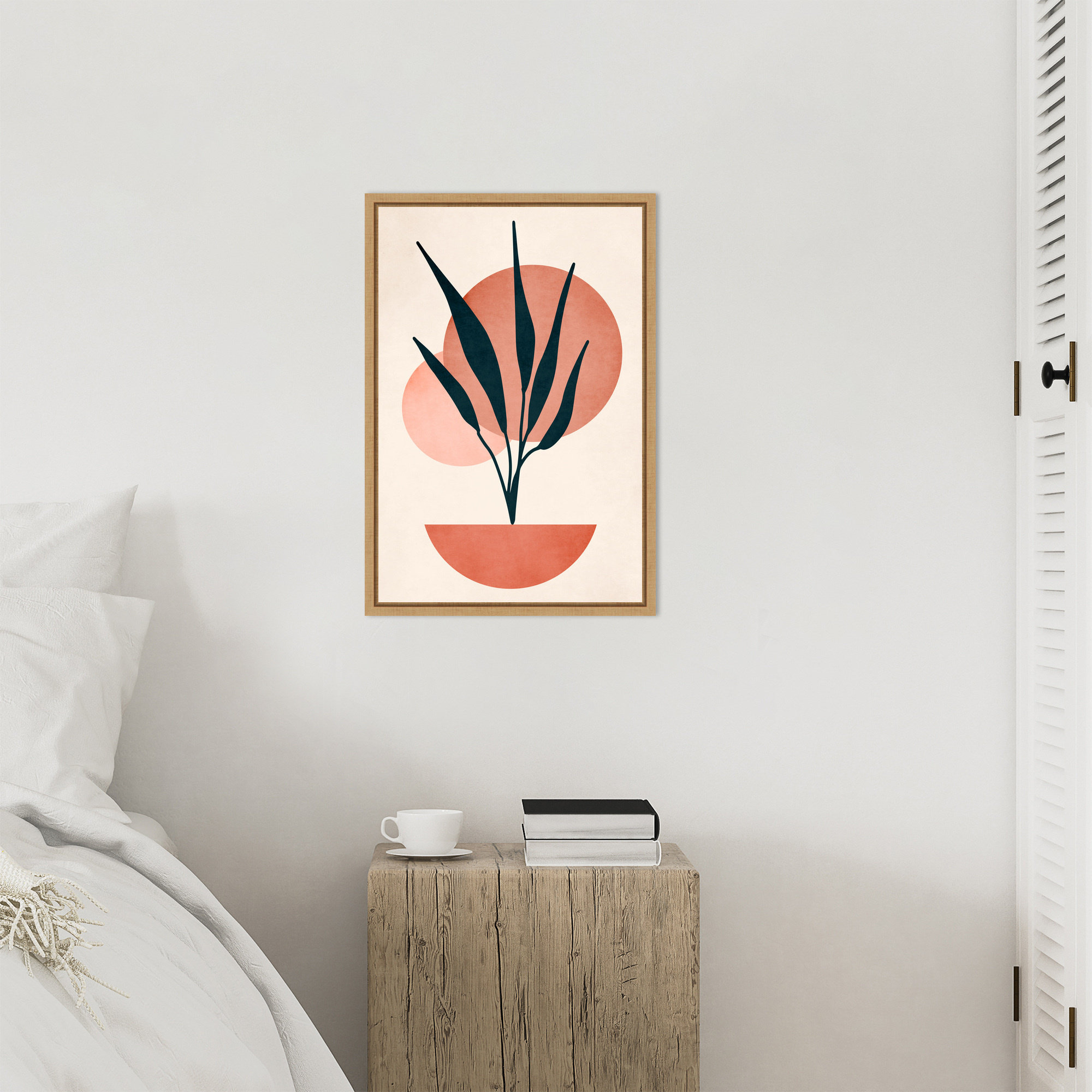 Amanti Art Copenhagen 1978 No 7 by Eins Kubistika Framed Canvas Wall ...