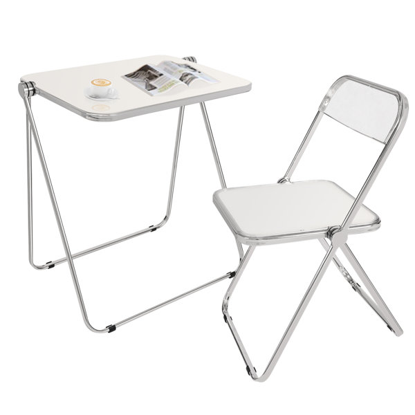 SIMPOL HOME Folding Table Folding Chair Set, Foldable Table Foldable ...