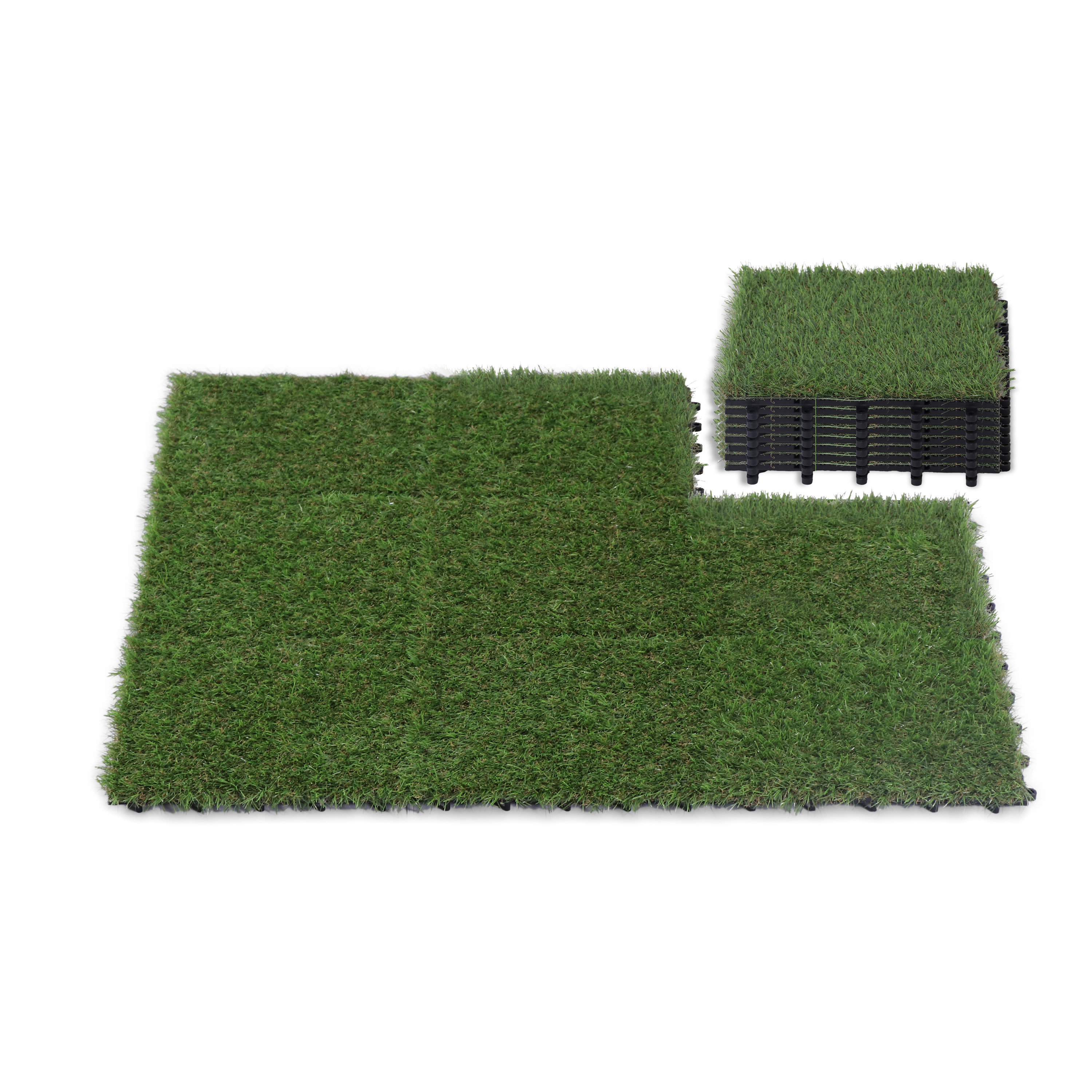 Victory Relax Interlocking Grass Deck Tiles Set of 10 - Wayfair Canada