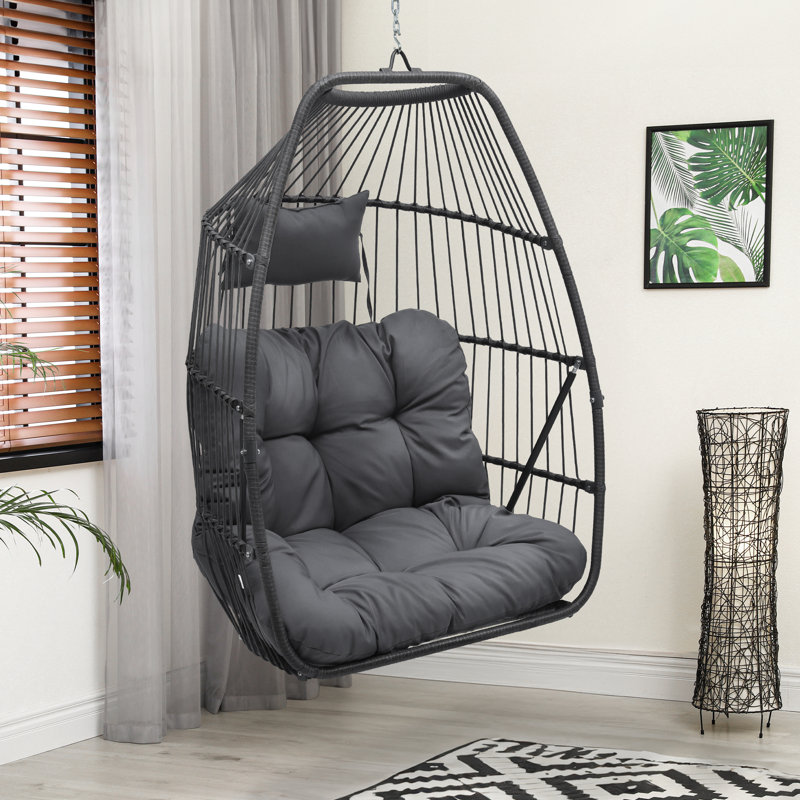 Dakota Fields 1 Person Swing Chair with Stand & Reviews | Wayfair