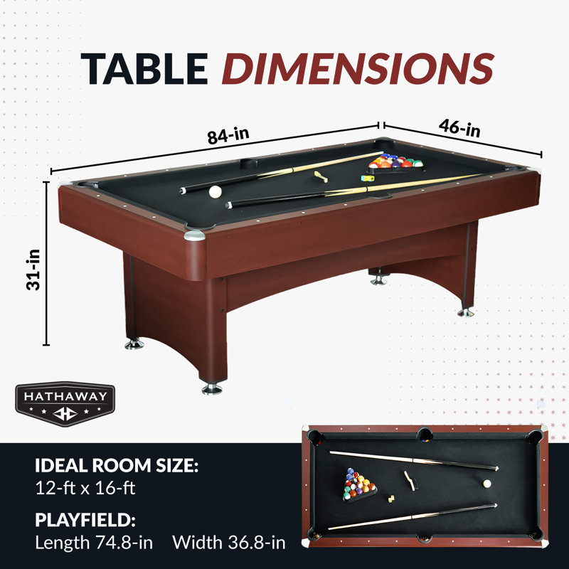 Hathaway Games Bristol 7' Pool Table & Reviews - Wayfair Canada