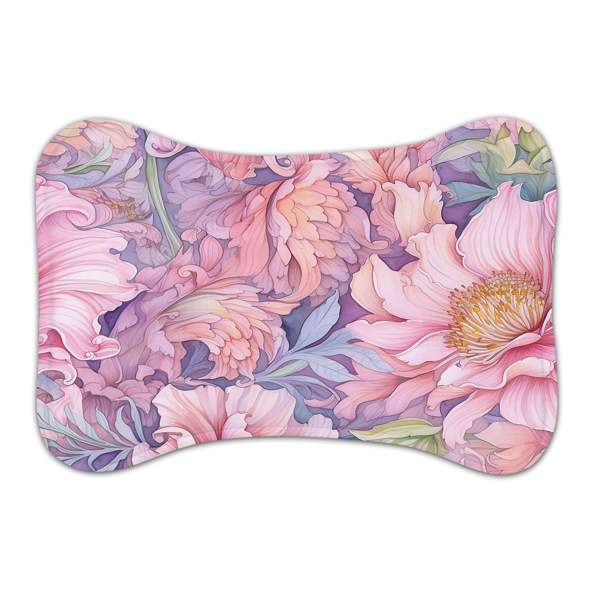 MentionedYou Rosy Pink - 1 Piece Bone Shape Feeding Mat | Wayfair