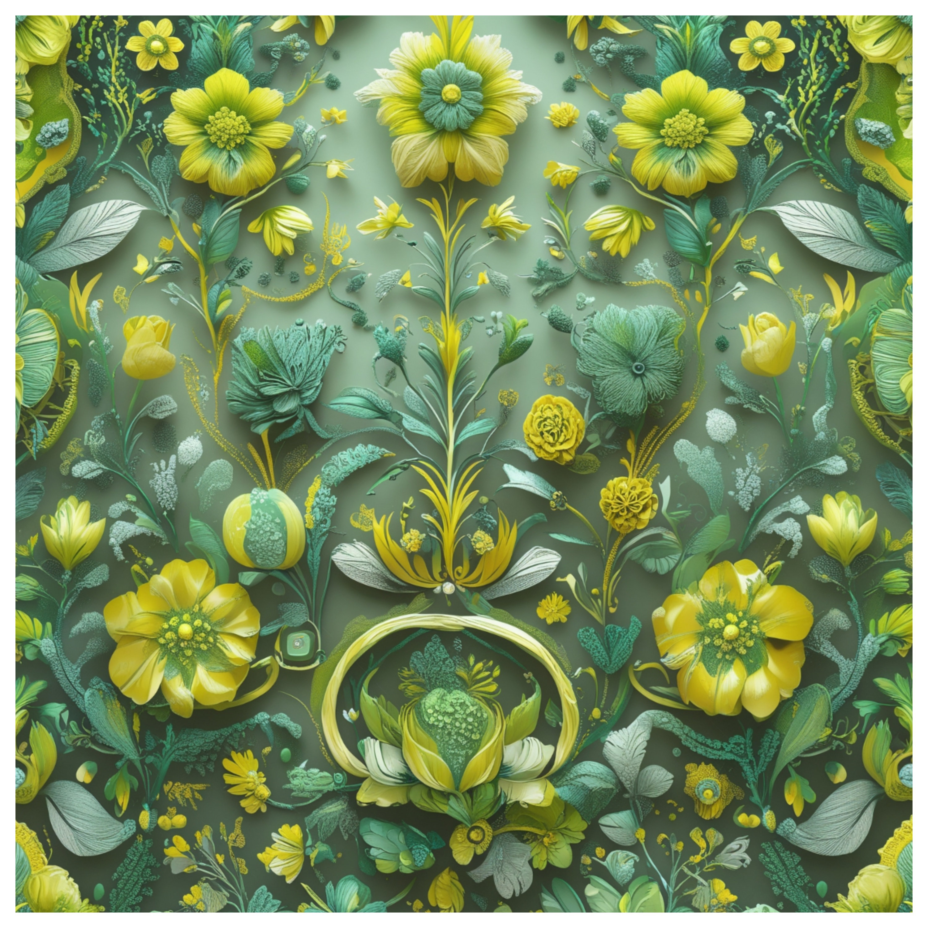 VisionDecor Intricate Floral Pattern Comforter | Wayfair