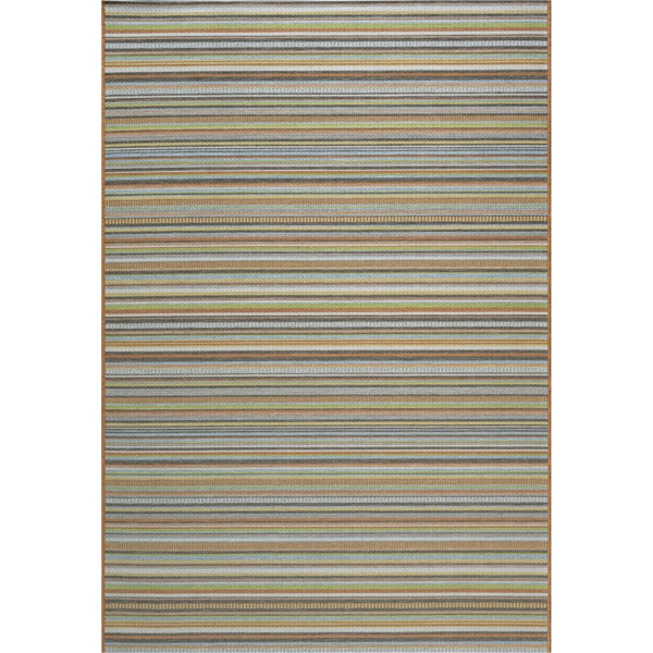 House of Hampton Striped Outdoor Rug Striped Rug For Patio Deck Modern ...