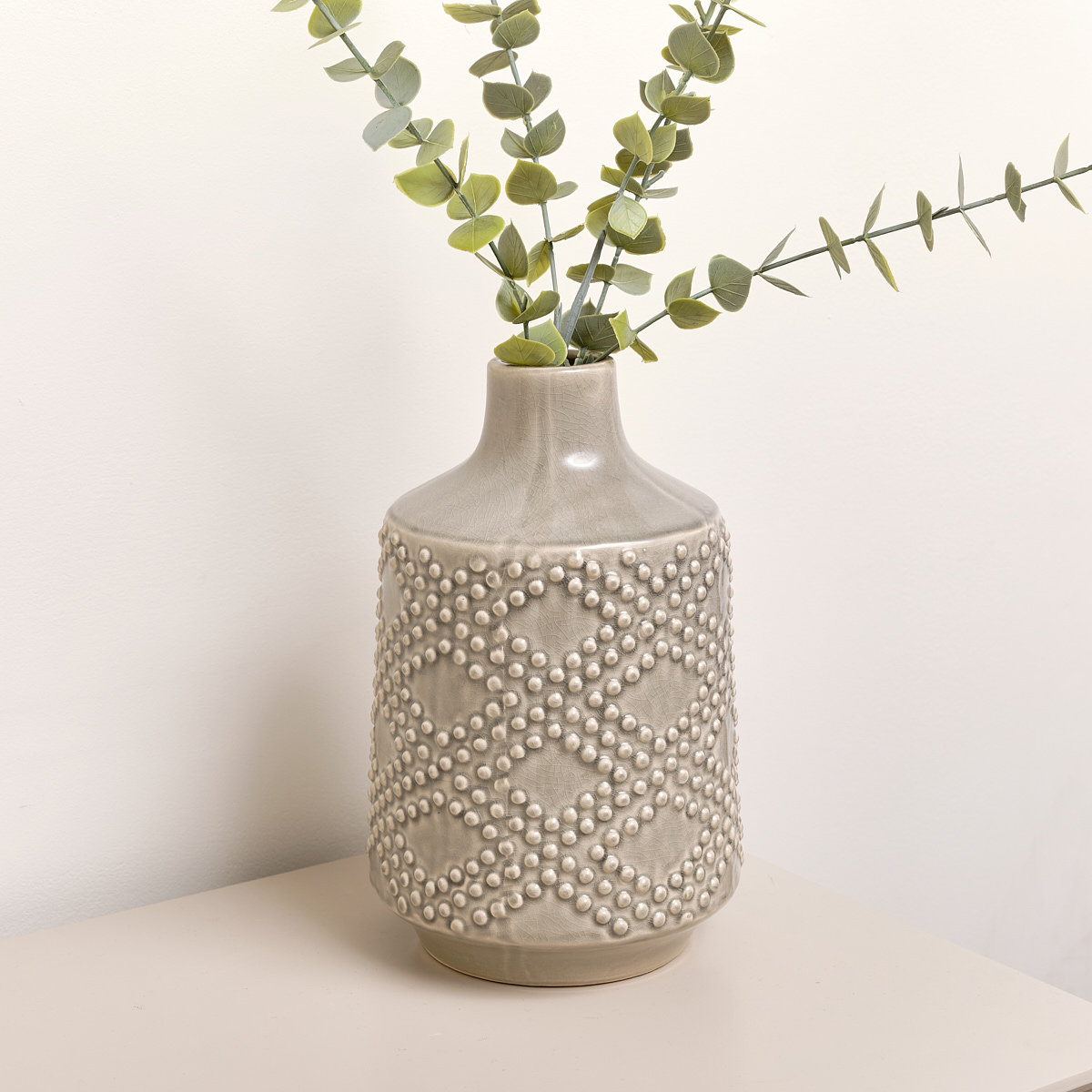 World Menagerie Large Ceramic Bobble Vase - 29Cm | Wayfair.co.uk