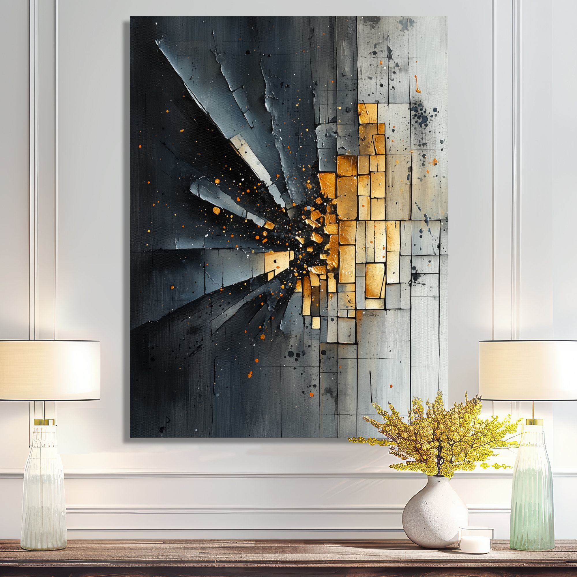 Wrought Studio™ Olachi - Abstract Wall Decor | Wayfair