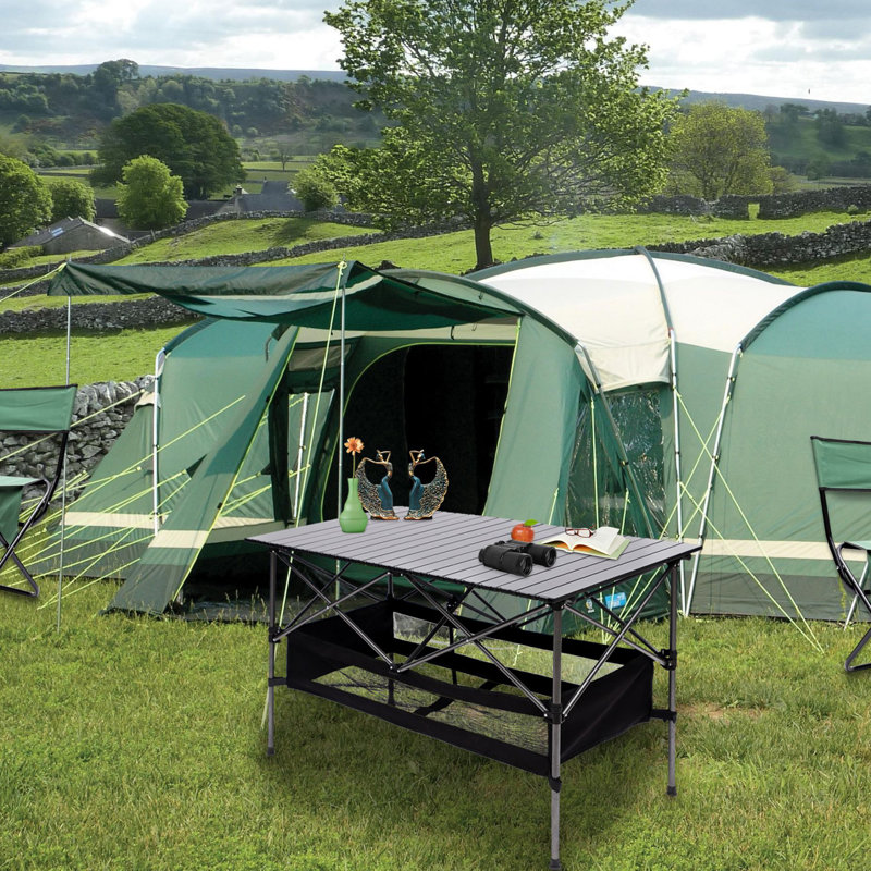 MUNGO Portable Folding Table | Wayfair