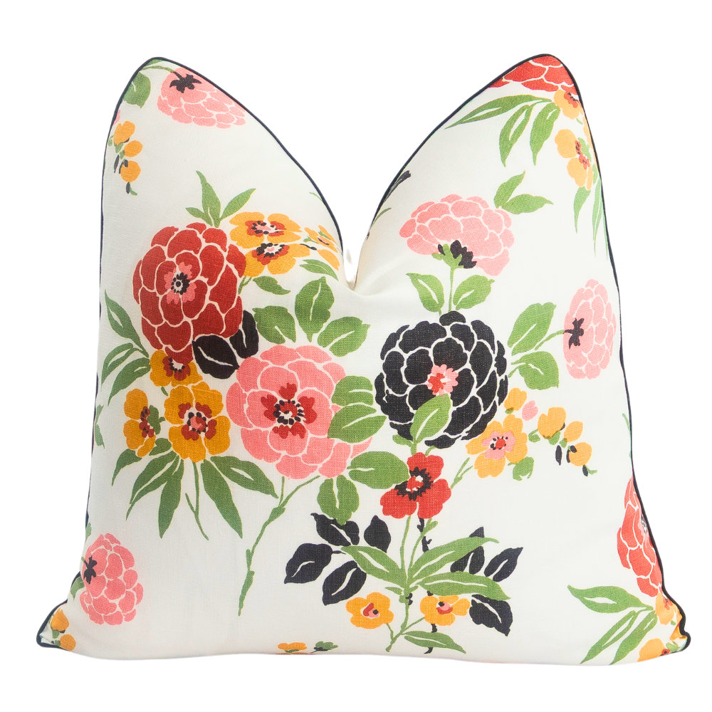 PillowVisionnaire Valentina with Silk Welt Accent Pillow | Perigold