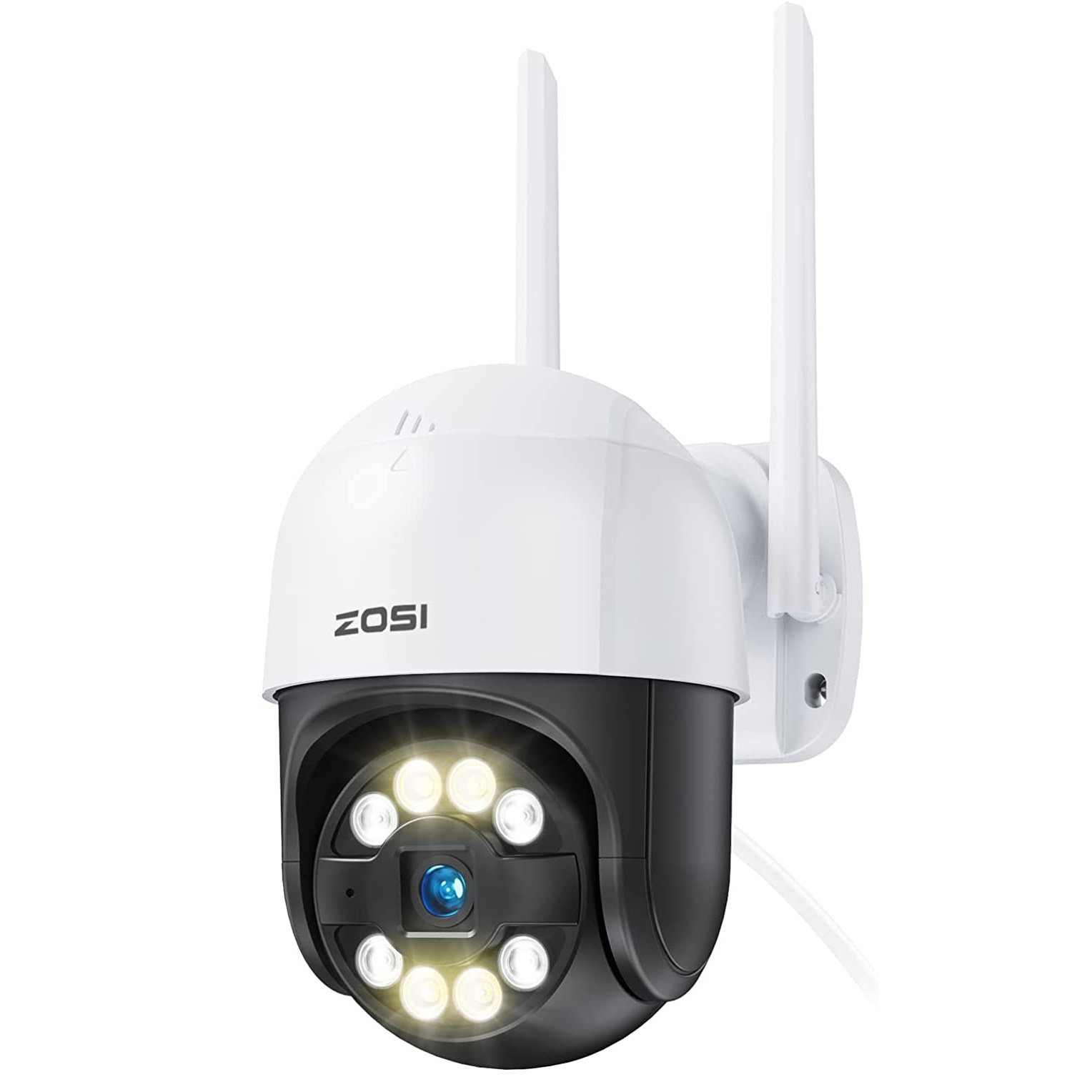 ZOSI C289 1080P WIFI 355°PTZ Security IP camera Outdoor Plug-in with 2 ...
