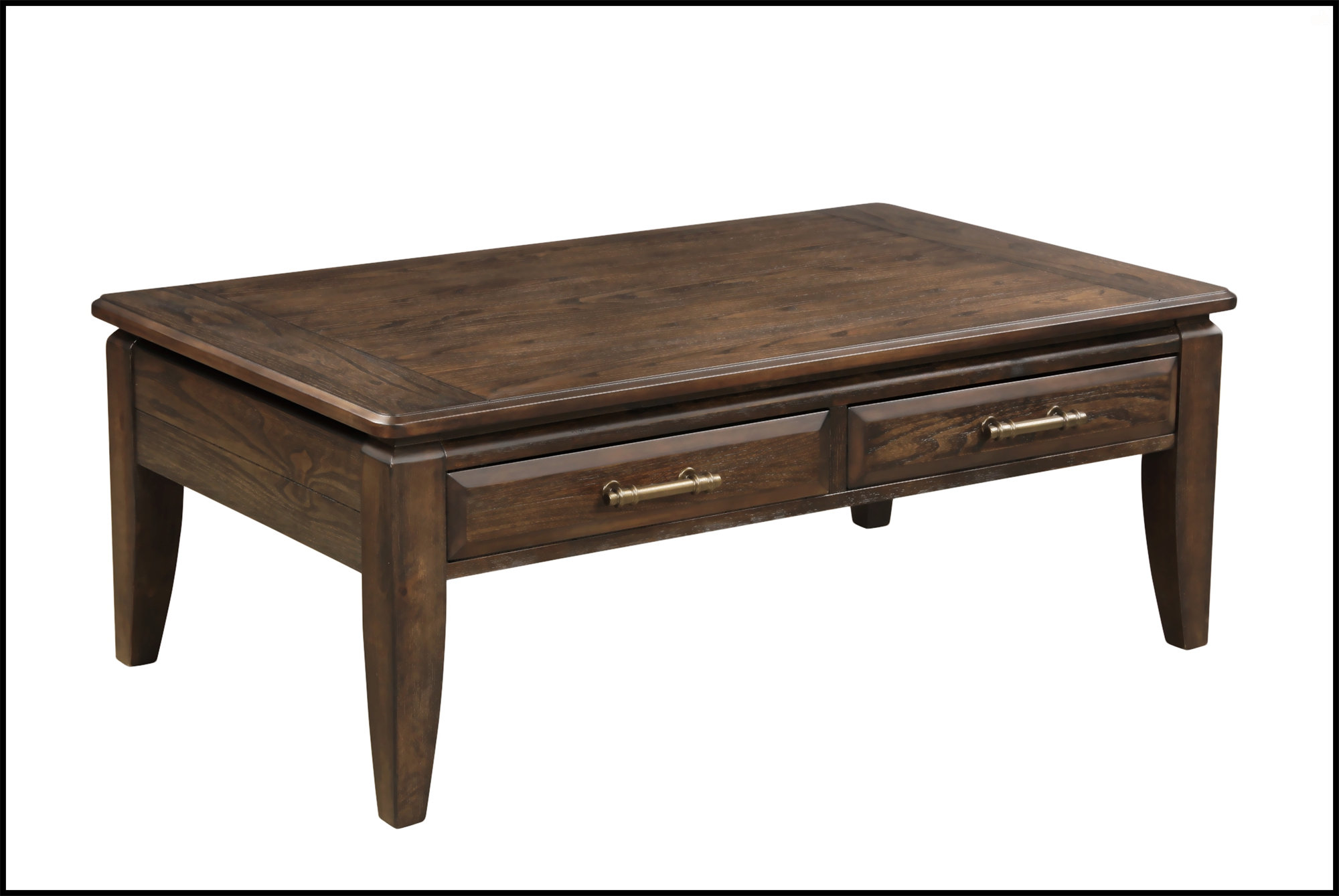 Lark Manor Mahogany Traditional Cocktail Table with Storage - Wayfair ...