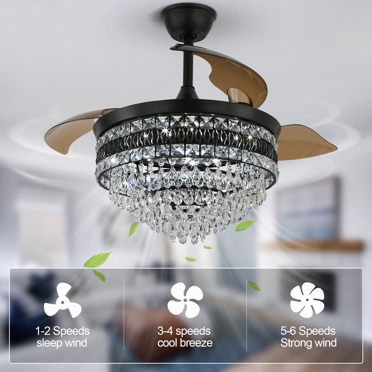 House of Hampton® Gulkis 42.12 Ceiling Fan & Reviews | Wayfair