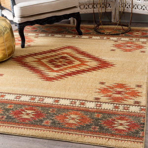 Union Rustic Oswego Southwestern Rug & Reviews | Wayfair