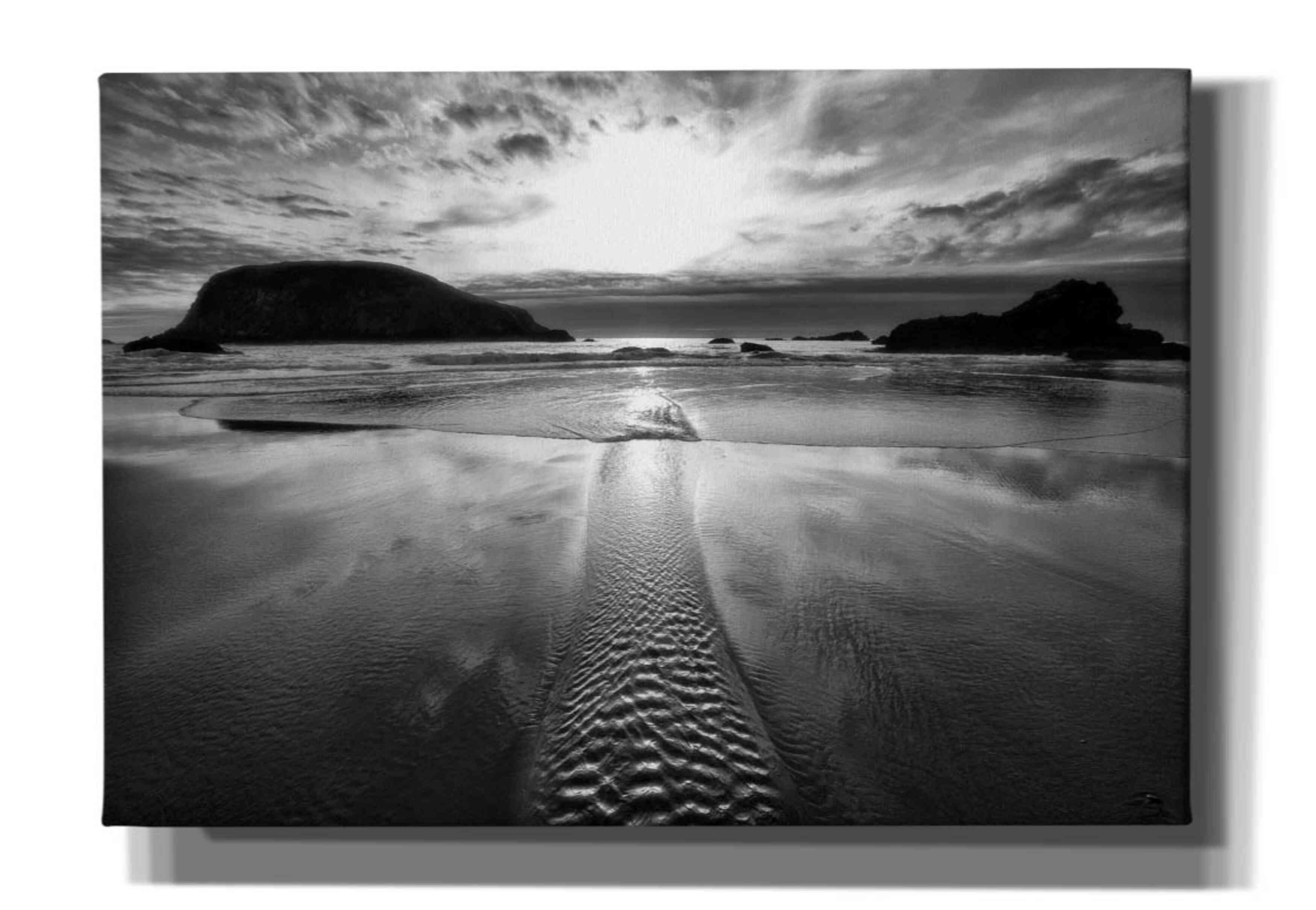 Dovecove Harris Stream 1 BW by Thomas Haney - Wrapped Canvas Graphic ...