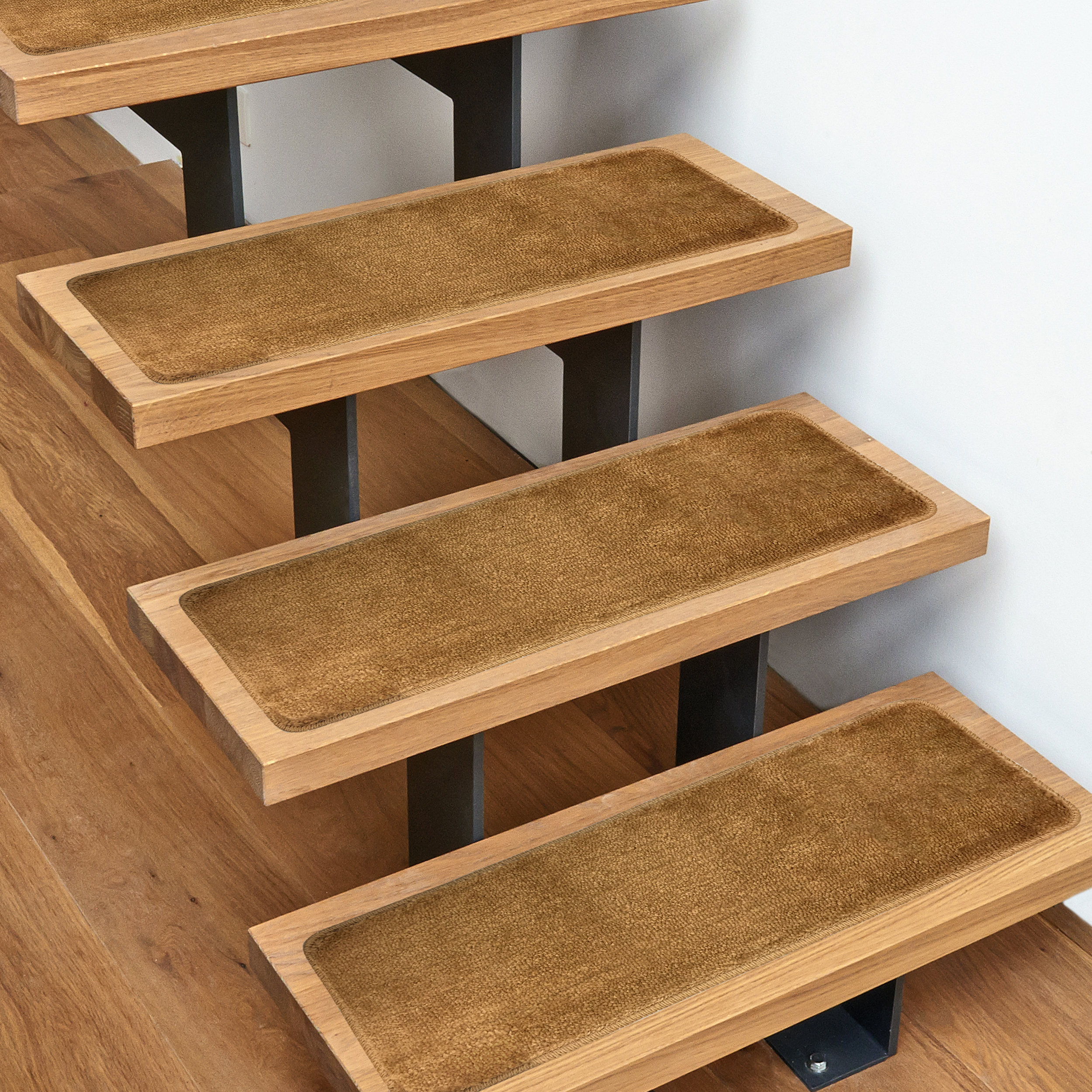 Symple Stuff Annamaria Beige Stair Treads & Reviews | Wayfair