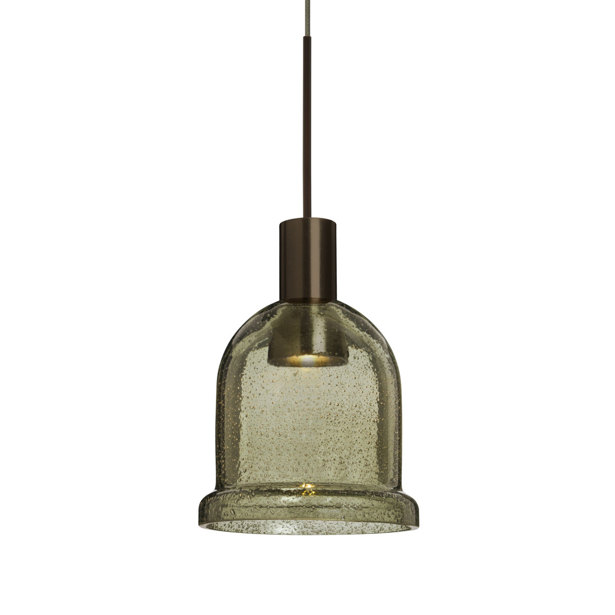 Highland Dunes Hannah 1 - Light Single Bell LED Pendant | Wayfair