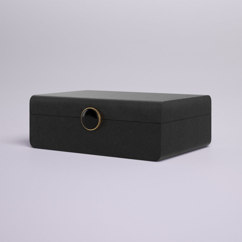 Willa Arlo™ Interiors Rodolfo Interiors Lalique Shagreen Decorative Box ...