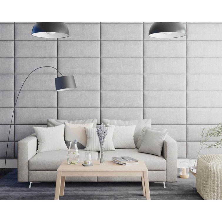 17 Stories Kazoua 30 cm x 75 cm Peel and Stick Upholstered Wall ...