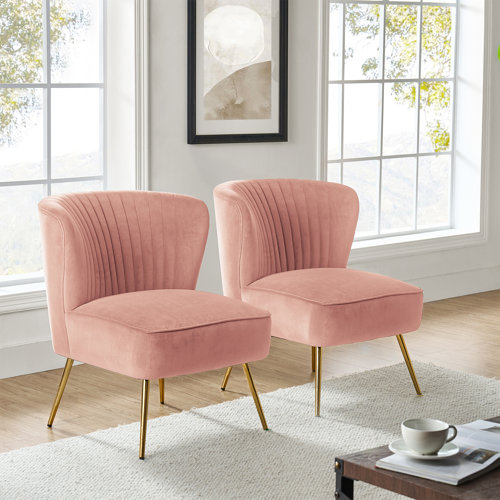 Pink Accent Chairs You'll Love | Wayfair