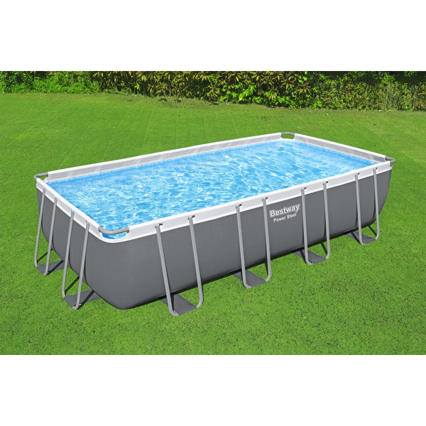 Bestway 4 ft x 18 ft x 9 ft Steel Frame Set Pool | Wayfair.co.uk