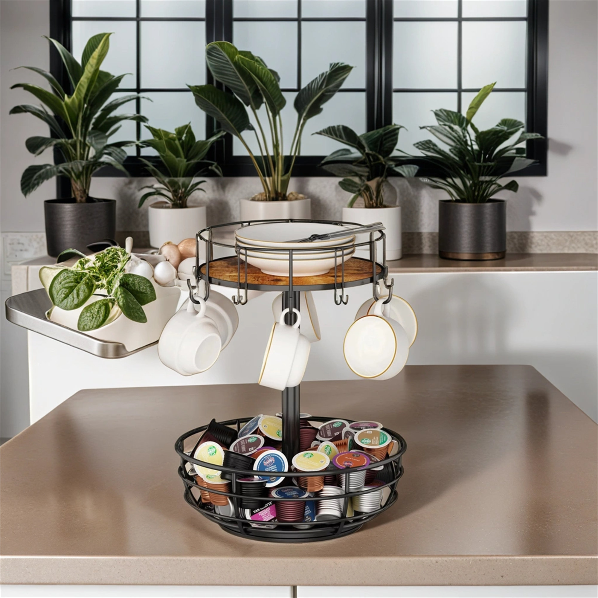 WFX Utility™ Metal Mug Tree | Wayfair