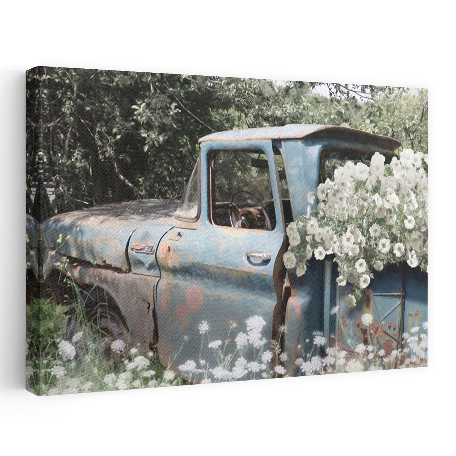 Ophelia & Co. Rust Bucket Blooms - Vintage Vintage Truck Wildflowers ...