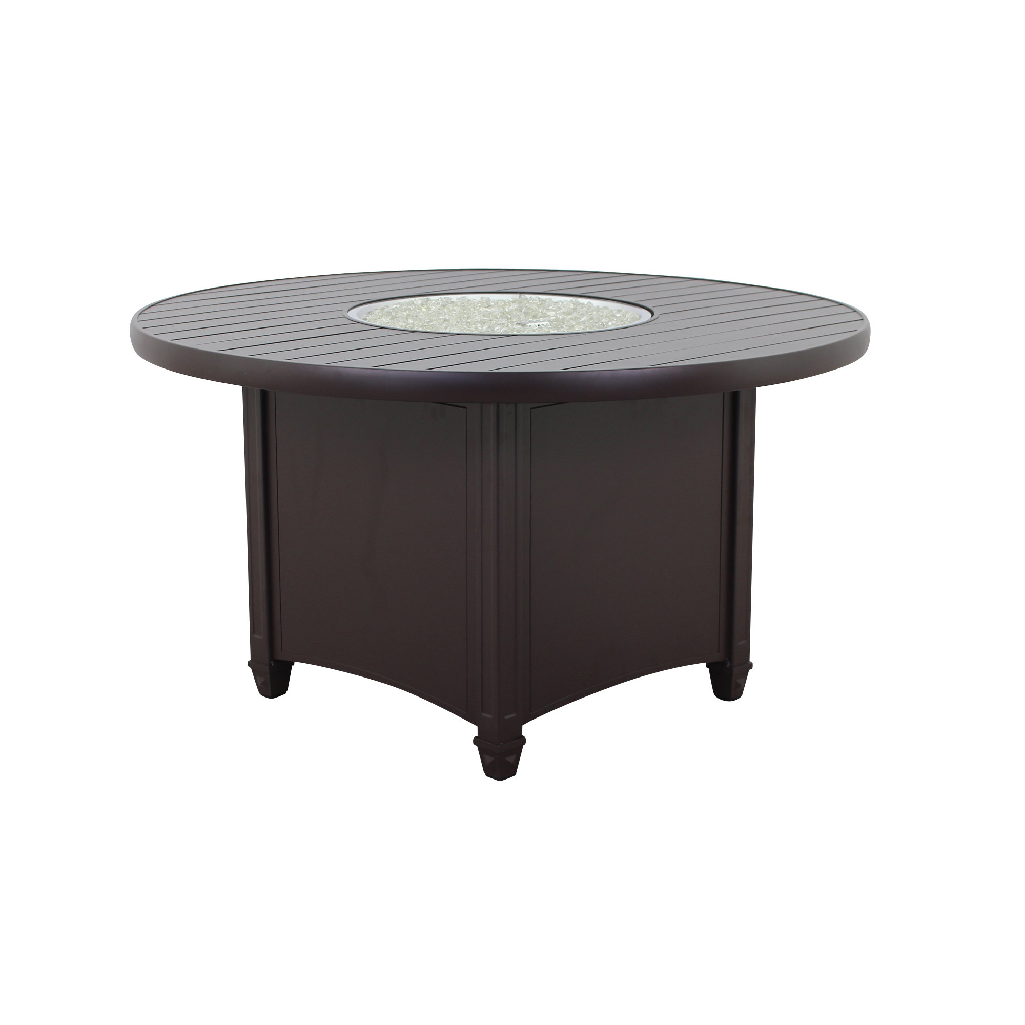 Red Barrel Studio® Courtyard Casual Santorini 48" Aluminum Firepit ...
