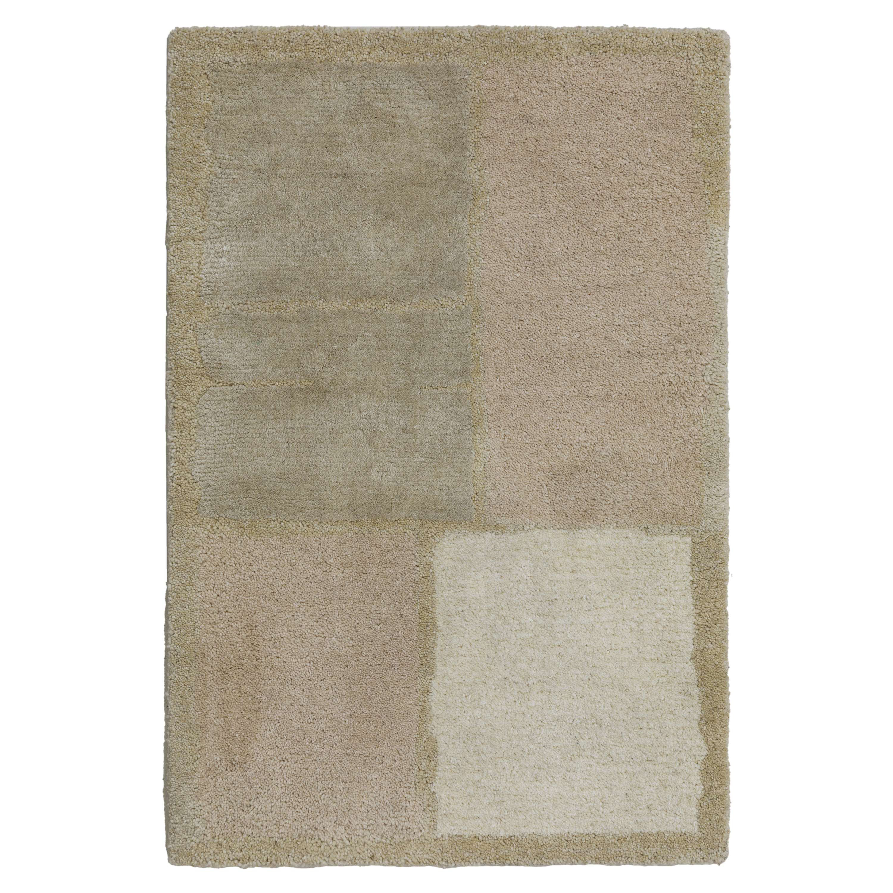 NuStory Hand Tufted Wool Colorblock Indoor Area Rug | Wayfair