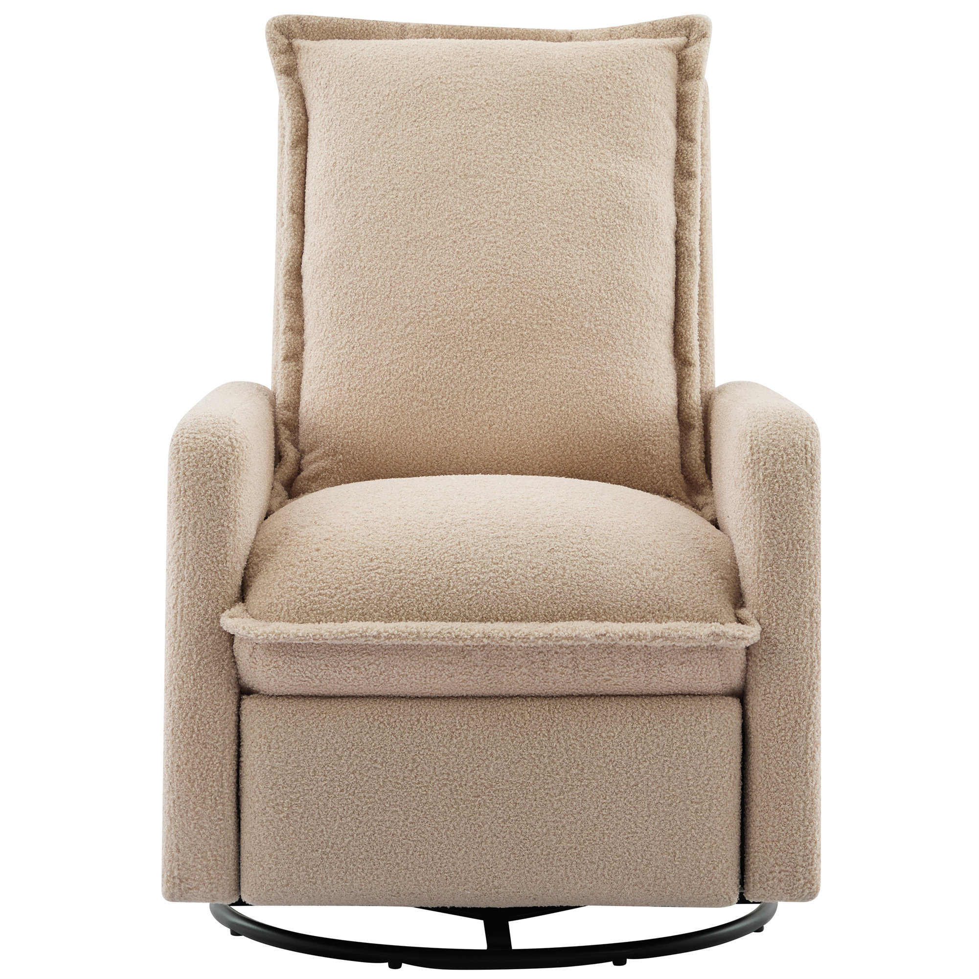 Latitude Run® 25.5'' Wide Wingback Swivel Rocker Recliner, Upholstered ...