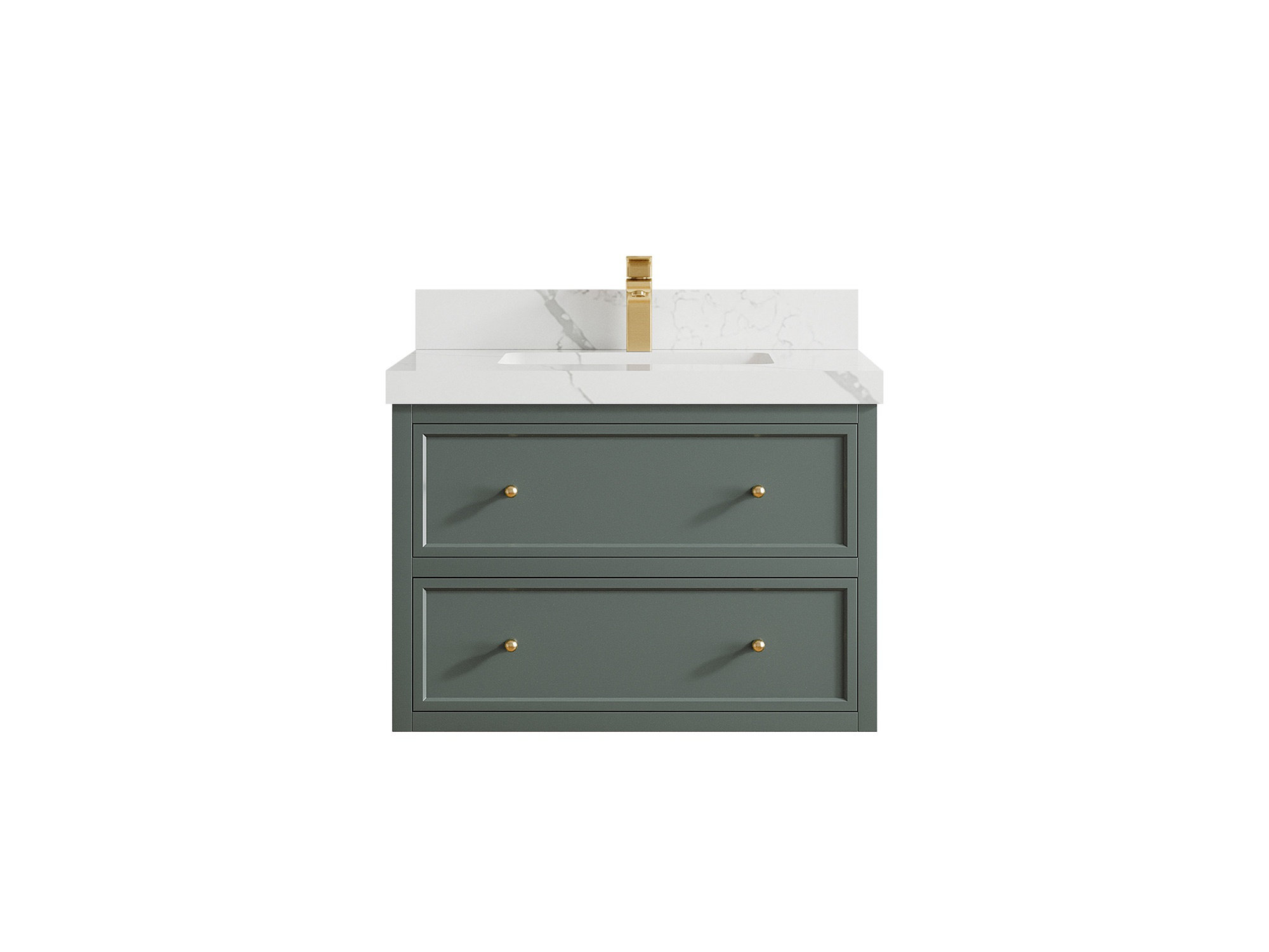 Willow Collections Roswell Floating 30'' Single Bathroom Vanity with ...