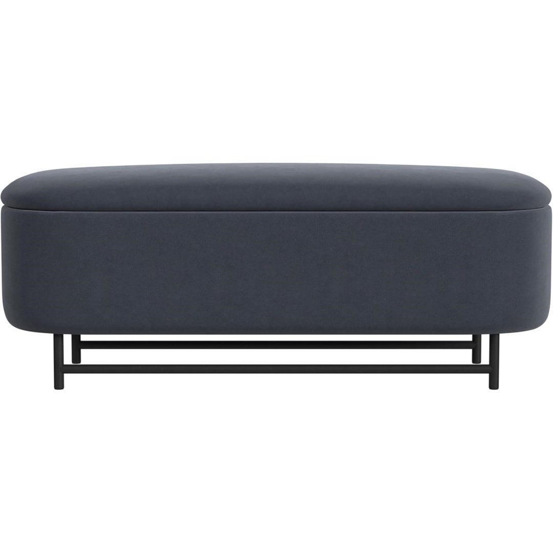 Corrigan Studio® Modern Storage Bench With Metal Legs Home Décor|Bench ...