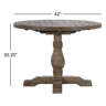 Rosalind Wheeler Kinston Solid Wood Pedestal Dining Table & Reviews ...