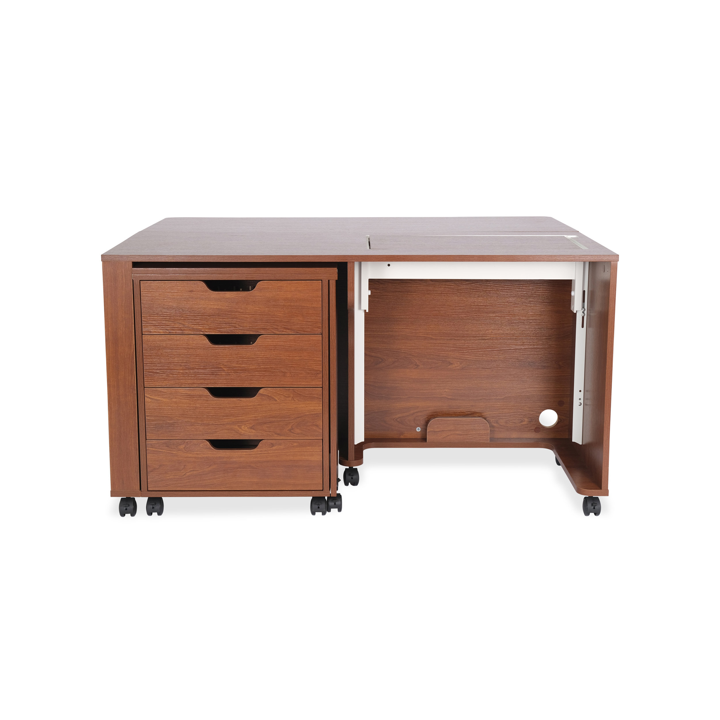 Arrow Sewing Laverne & Shirley Hydraulic Lift Sewing Cabinet and ...