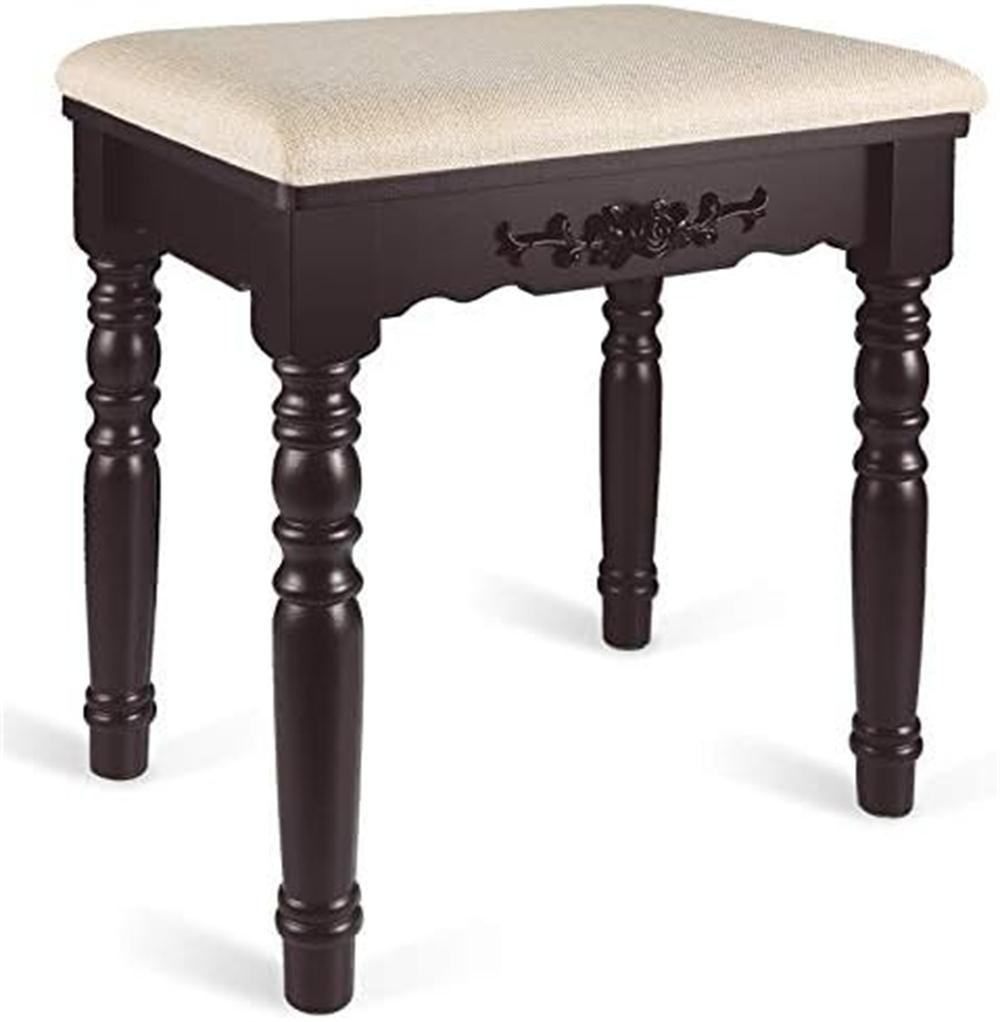 Alcott Hill® Chanthy Solid Wood Accent Stool | Wayfair